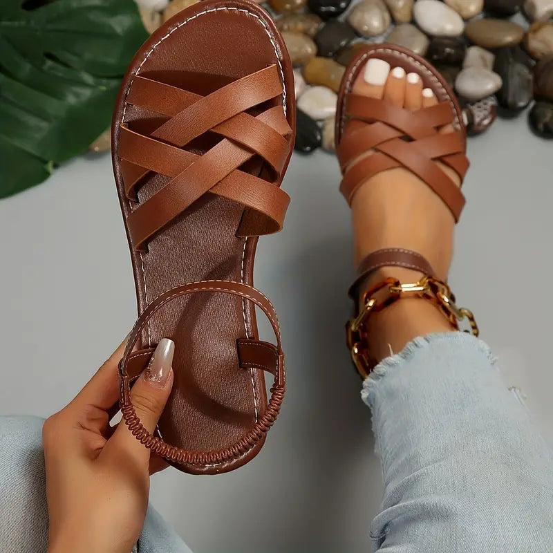 Volmena™ - Braided Escape Sandals – Stepora